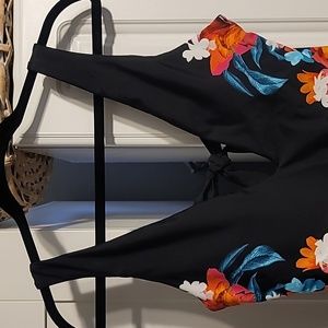 Ashley Graham | Swim | Ashley Graham Swimsuits For All Black Floral ...